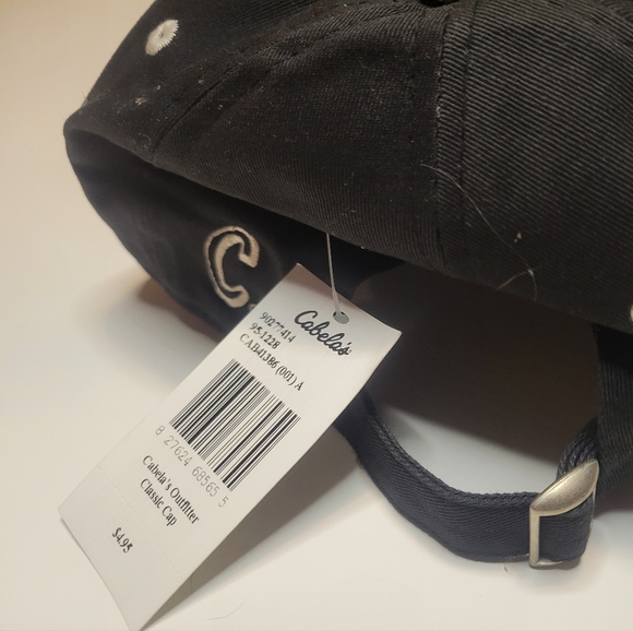 Cabela's | Accessories | Cabelas Signature Logo Hat Black With White ...